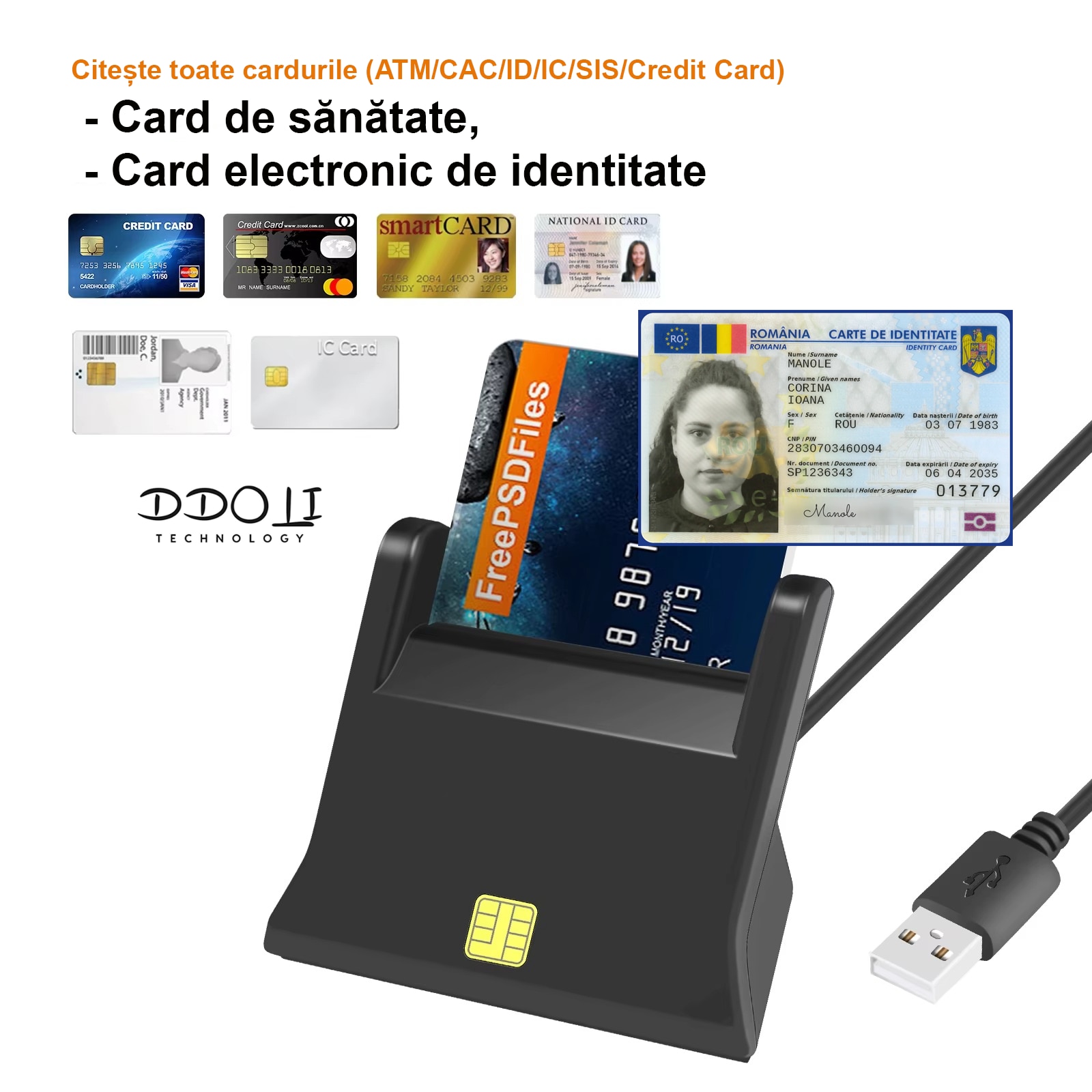 Cititor buletin CEI, DDOLI pentru carte de identitate si card de ...