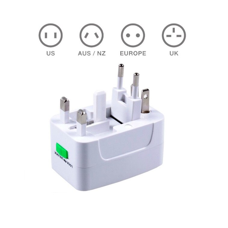 Adaptor Incarcator priza universal de calatorie EU\UK\SUA 1 port USB ...