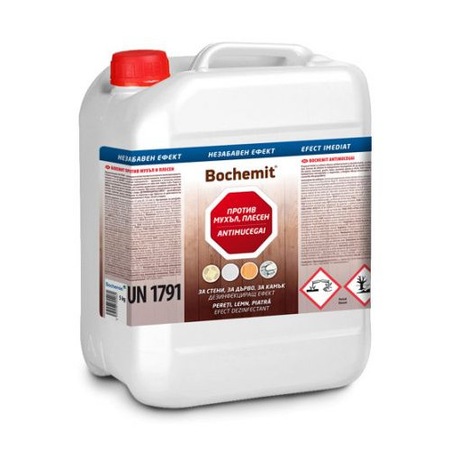 Solutie curatare lemn innegrit si mucegai Bochemit Antimucegai 5 Kg 30 ...