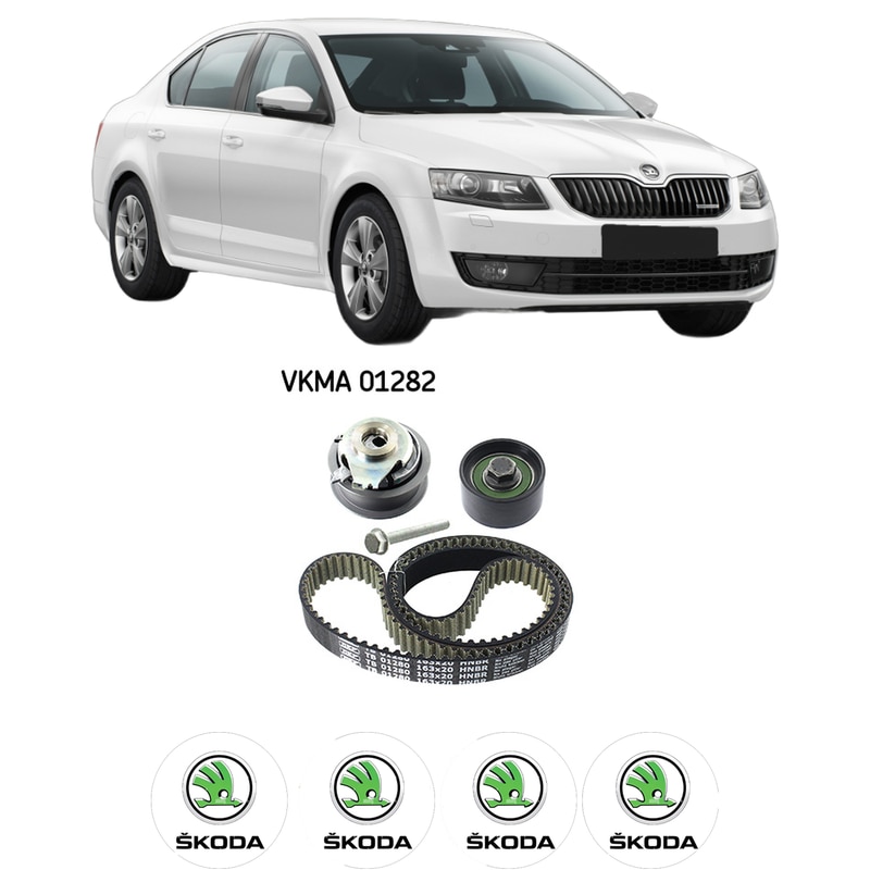 Set kit distributie SKODA OCTAVIA III (5E3, NL3, NR3) 1.6 din 2014-2020 ...
