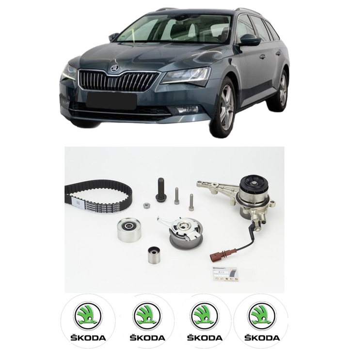 Set kit distributie SKODA SUPERB III Estate (3V5) 2.0 TDI 4x4 din 2020 ...