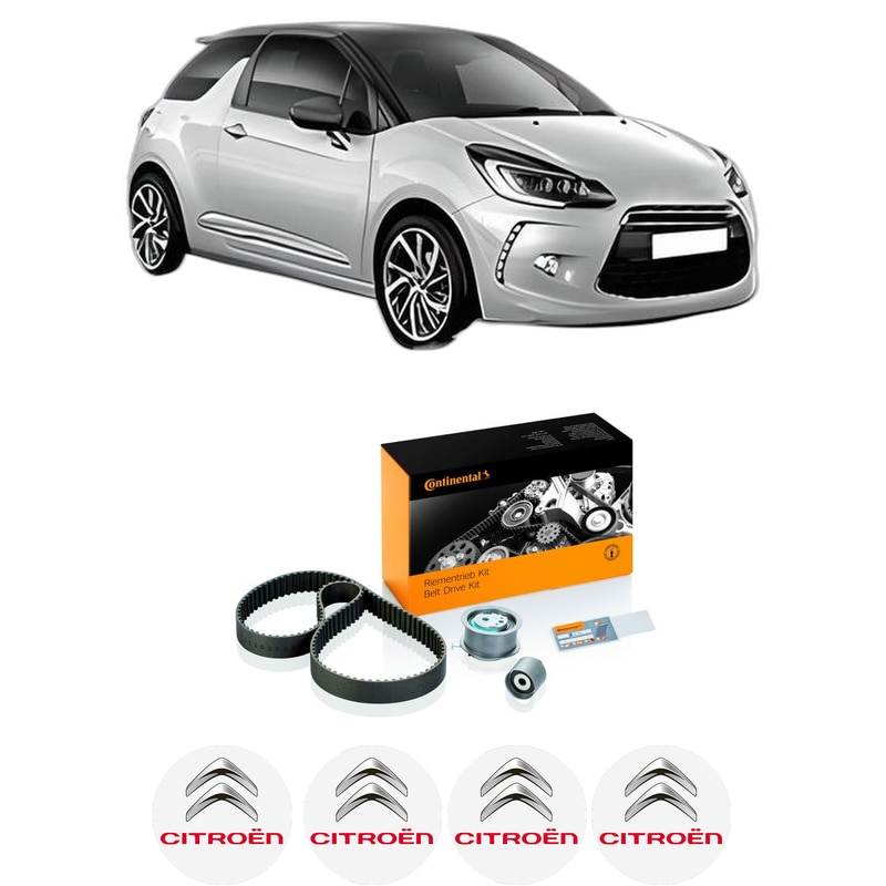 Set kit distributie CITROEN DS3 (SA_) 1.6 HDi 110 din 2009-2015 KW 82 ...