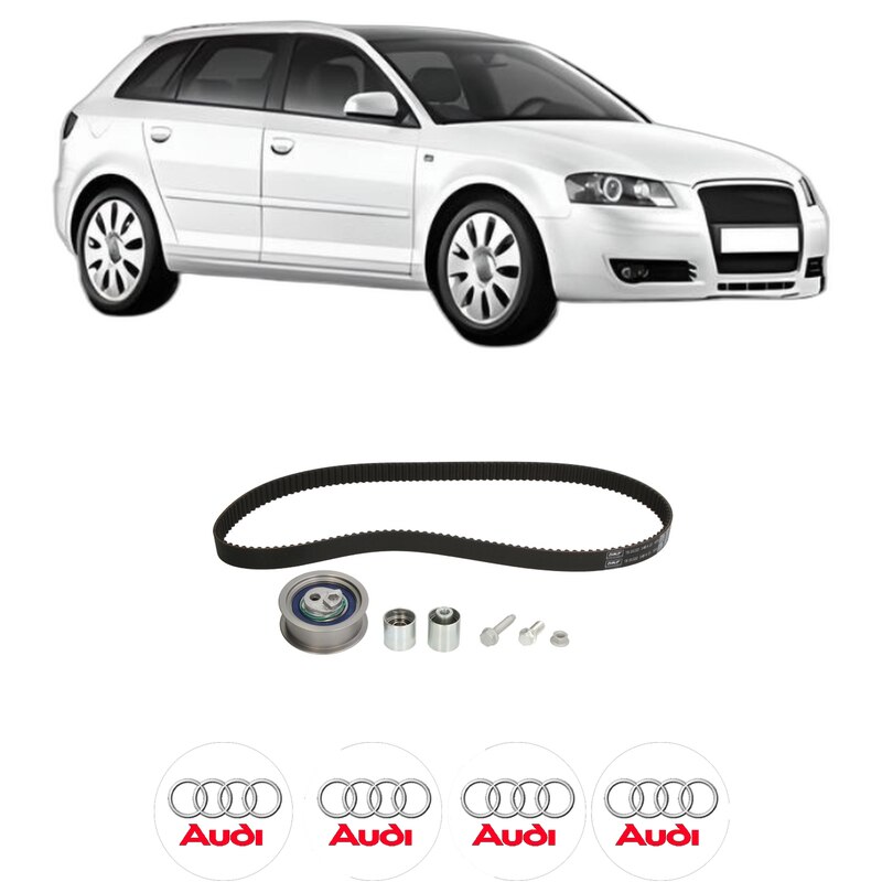 Set kit distributie AUDI A3 Sportback (8PA) 2.0 TFSI din 2004-2013 KW ...