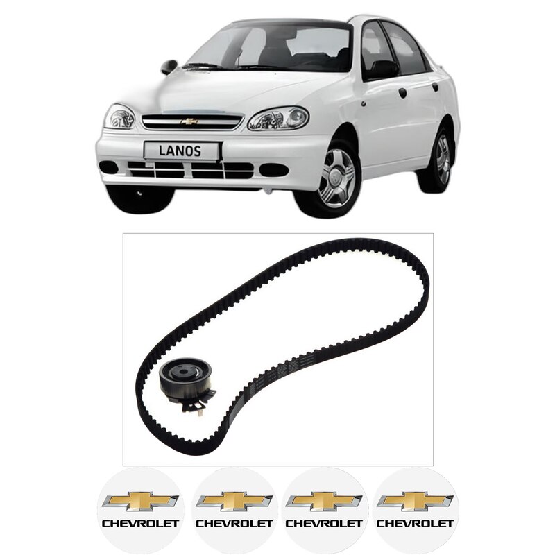 Set kit distributie CHEVROLET LANOS Saloon 1.5 din 2005-2018 KW 64 CP ...