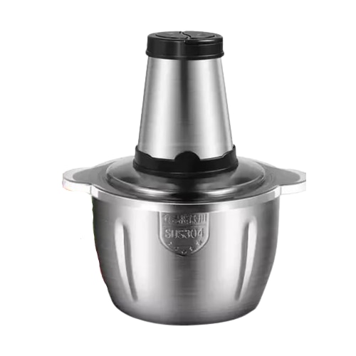 Tocator electric multifunctional 3 L din inox, cu 4 lame, pentru carne ...