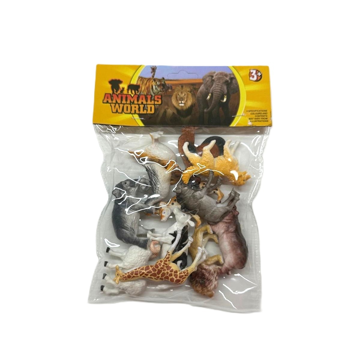 Set 12 figurine, GHEMOTOC®, 6 Animale Salbatice, 6 Animale domestice, 5 ...