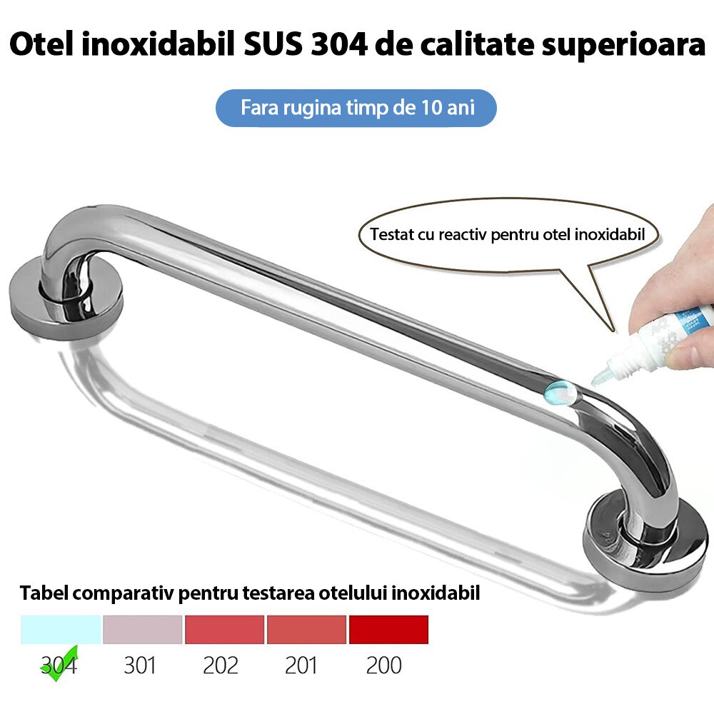 Set 2 maner sustinere pentru baie, DONFANLIA®, Greutate Maxima ...