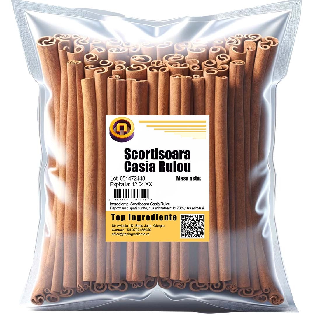 Scortisoara Cassia Rulou - 100G - eMAG.ro