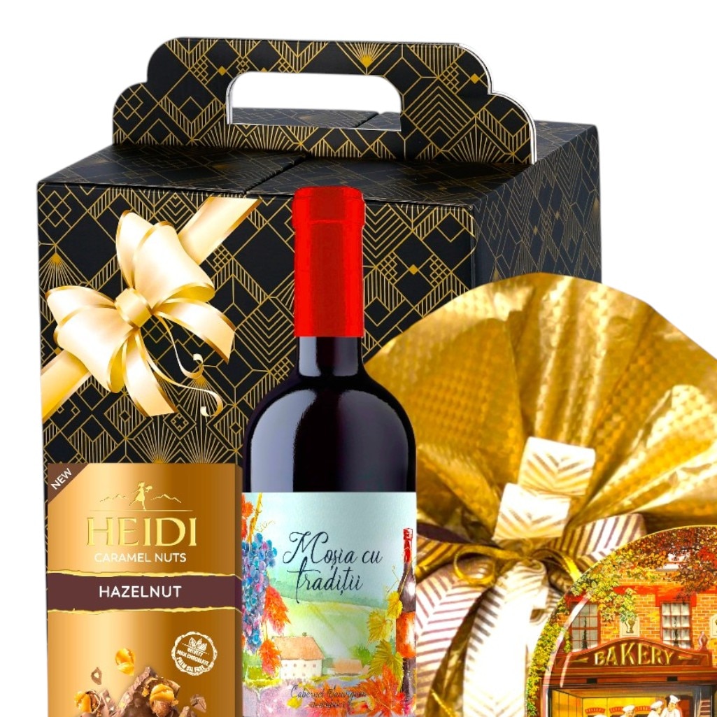 Pachet Cadou de Sarbatori - Model Delicia by CADOURI RAFINATE® - Vin ...