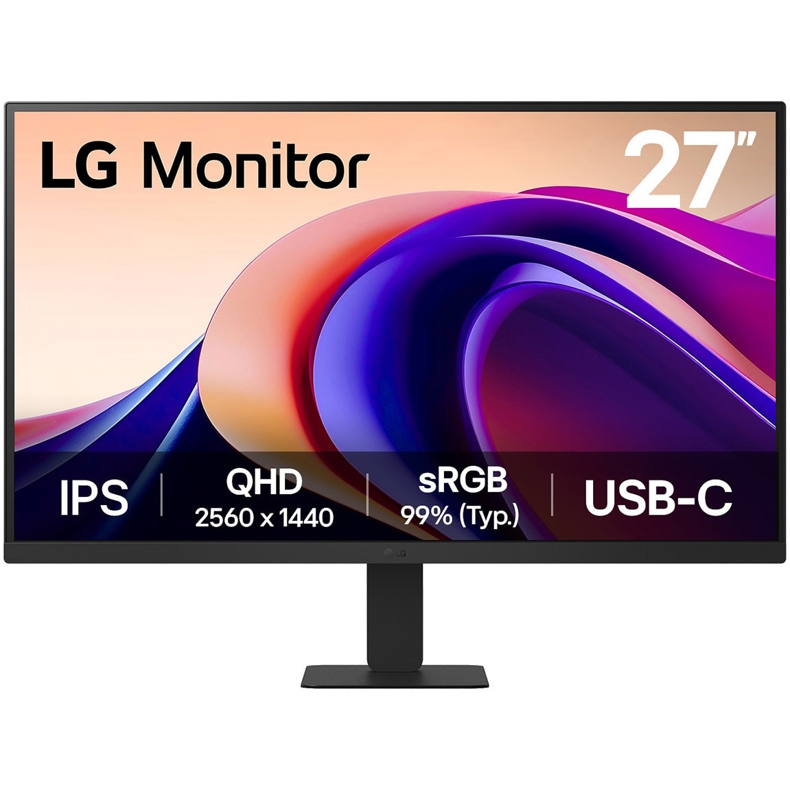 Monitor IPS LED LG 27" 27U631A-B, QHD (2560 x 1440), HDMI, 100 Hz, 5 ms ...