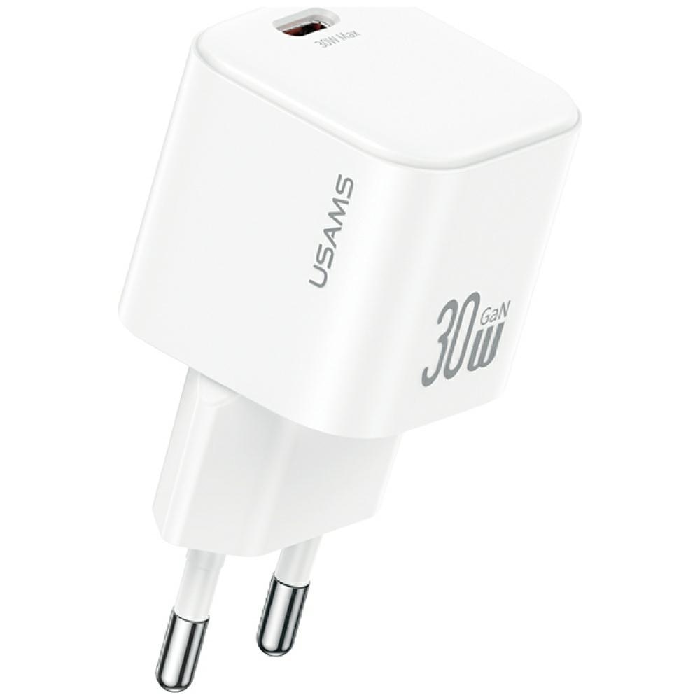 USAMS JO Series CC262 30W USB-C töltő + USB-C/Lightning kábel 1m fehér ...