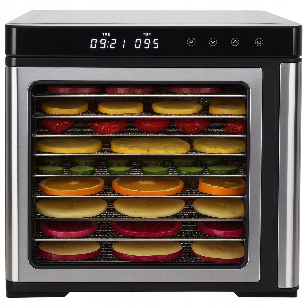 Deshidrator Artronix, 1000W, 9 tavi, reglare temperatura 35-70°C, inox ...