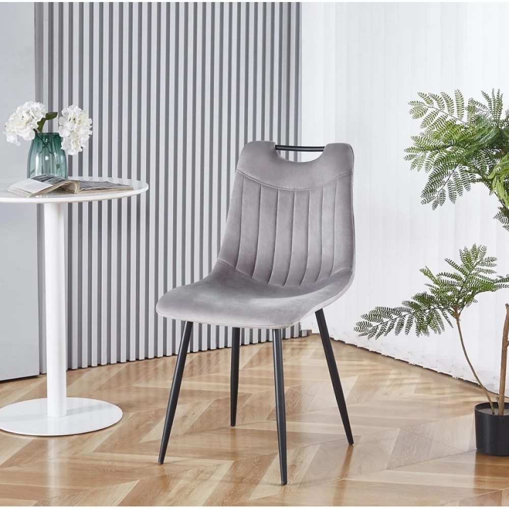 Set 4 Scaune Dining/Bucatarie Premium, Scaun Modern, Cadru Metalic ...