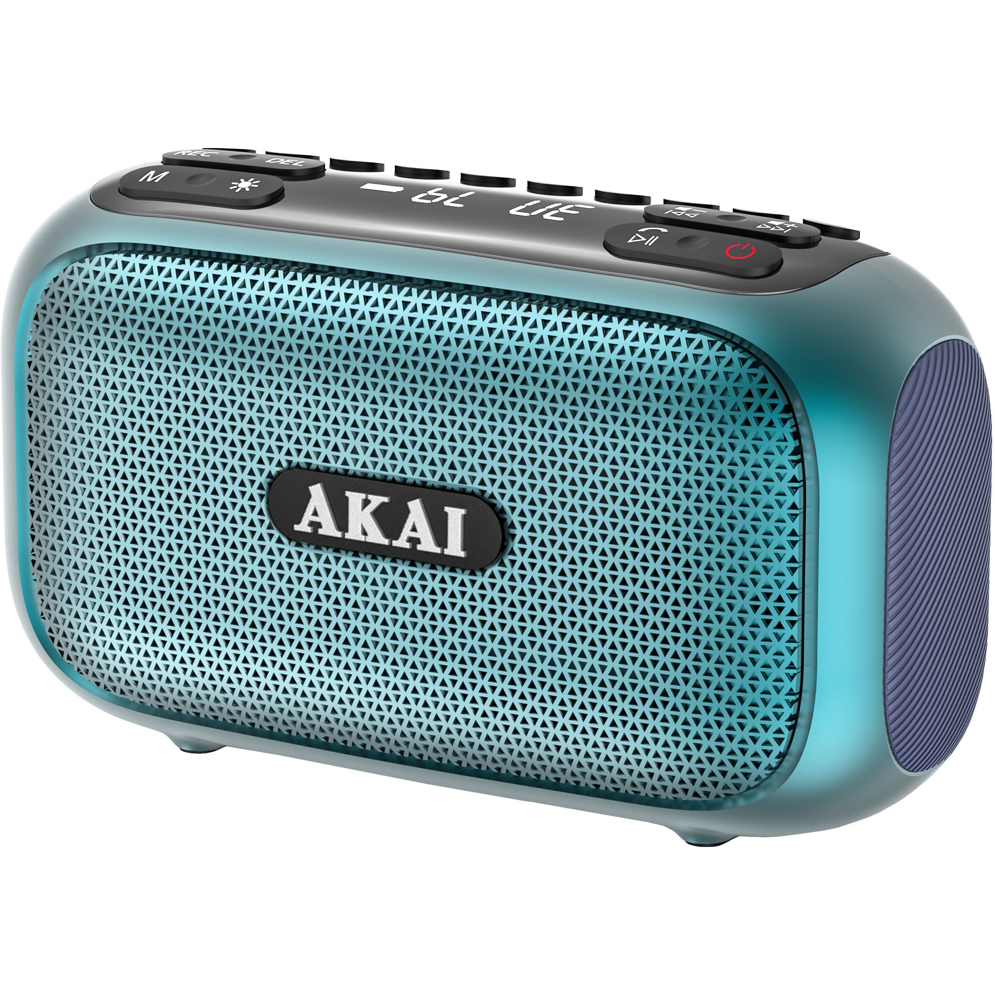 Radio portabil Akai APR-700, FM, Bluetooth, USB, MicroSD, RGB Laser LED ...