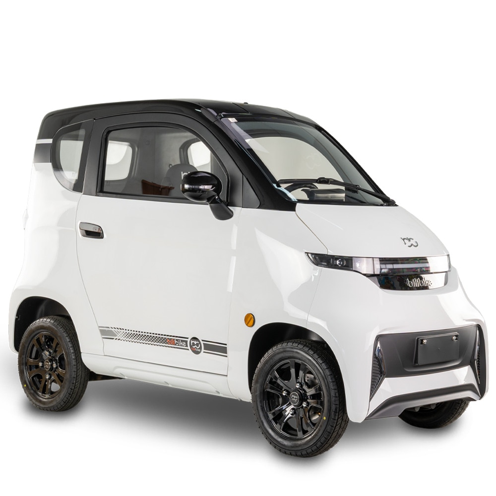Masina electrica MICRO CAR BILI BIKE SIGMA 4 GEL alb – scuter electric ...