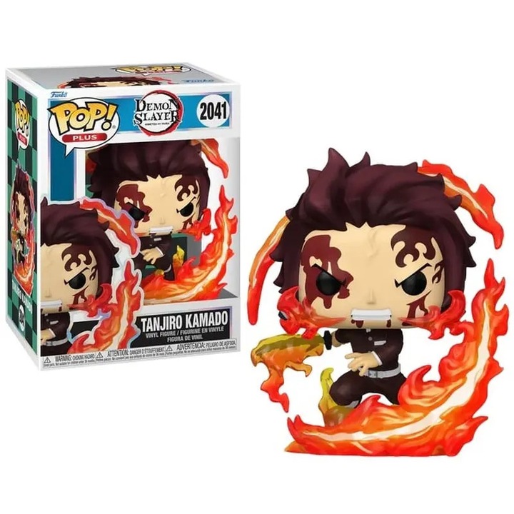 Figurina Funko POP Demon Slayer - Tanjiro Dancing Flame #2041, PVC ...