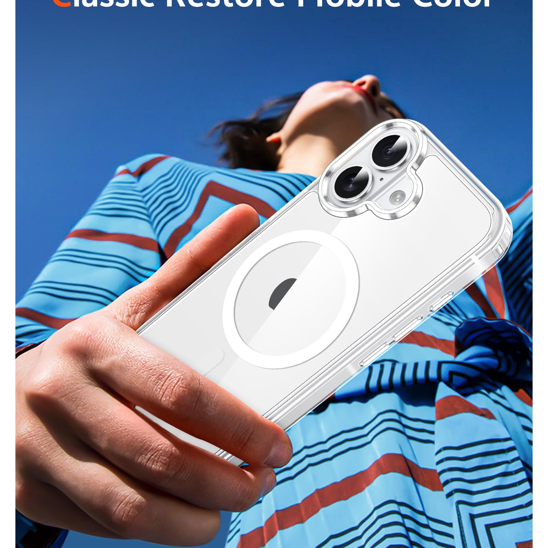 Set 2 Huse pentru iPhone 17, PHCATION, 1 Husa Rigida cu Suport Magnetic ...