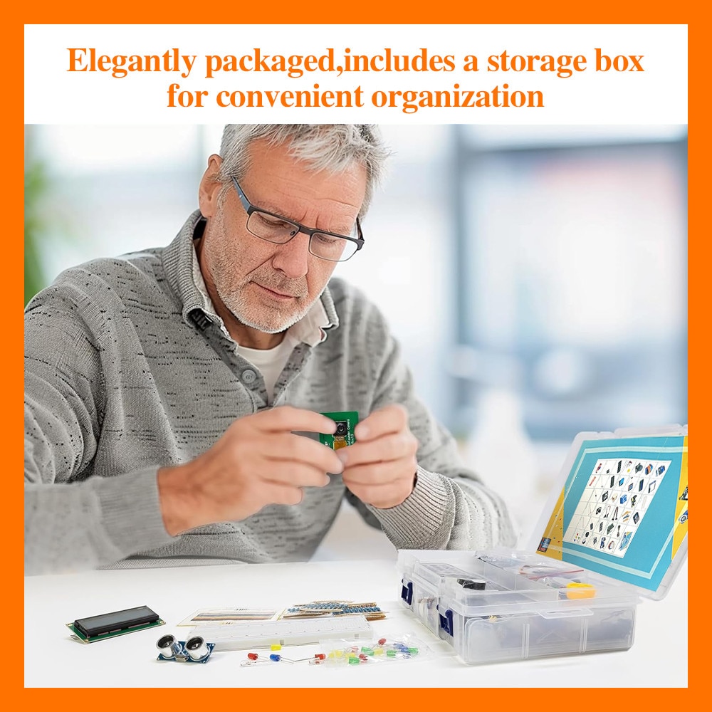 Excitat®, Set Componente Electronice, Kit de programare Arduino Starter ...