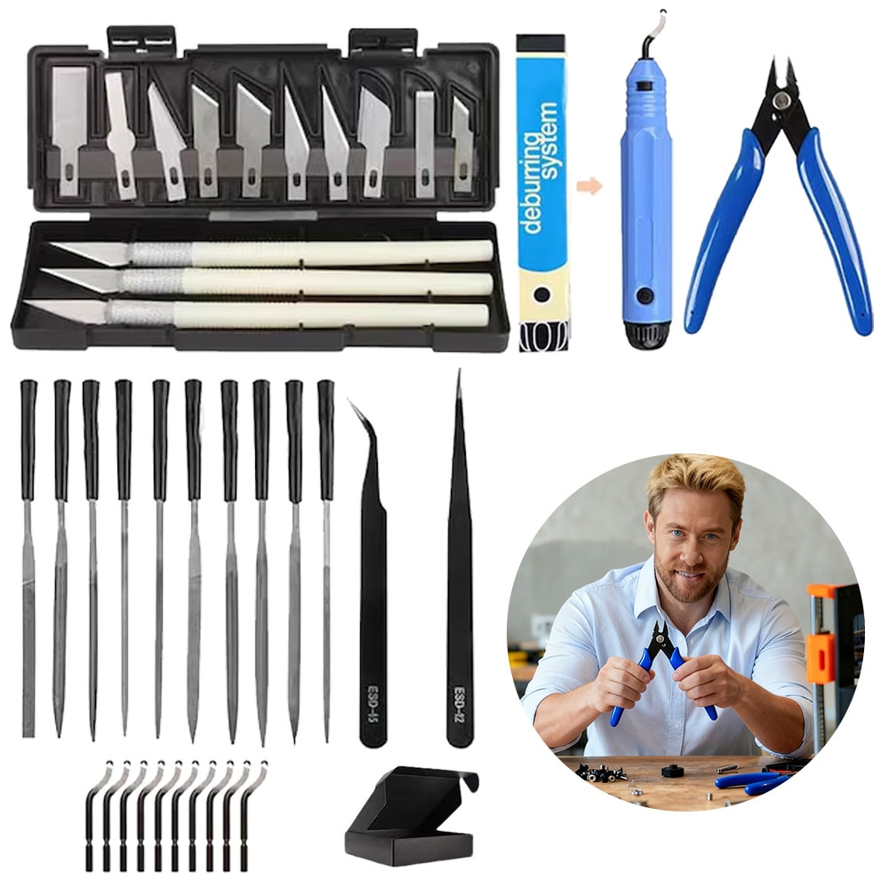 Set de scule pentru imprimanta 3D, Excitat®, format din 38 de piese ...