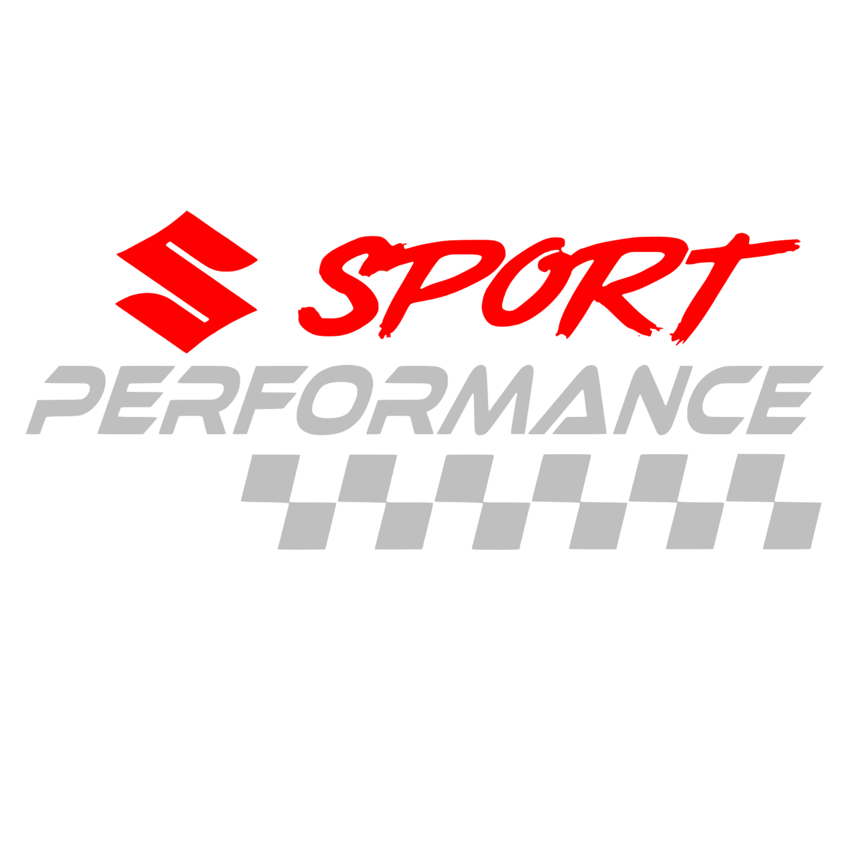 Sticker Auto Sport Performance Suzuki, 20 cm, gri, rosu, sticker ...