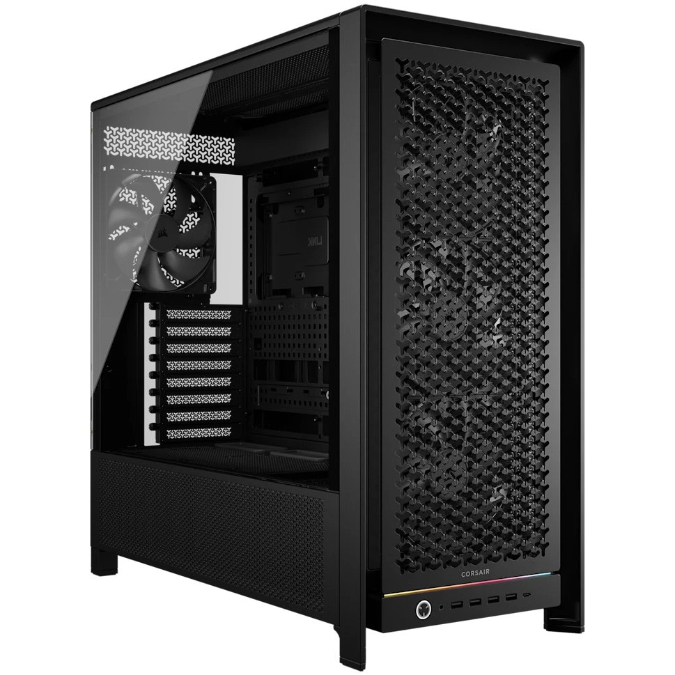 Carcasa Corsair FRAME 5000D RS, High-Airflow, Mid-Tower, ATX, Negru ...