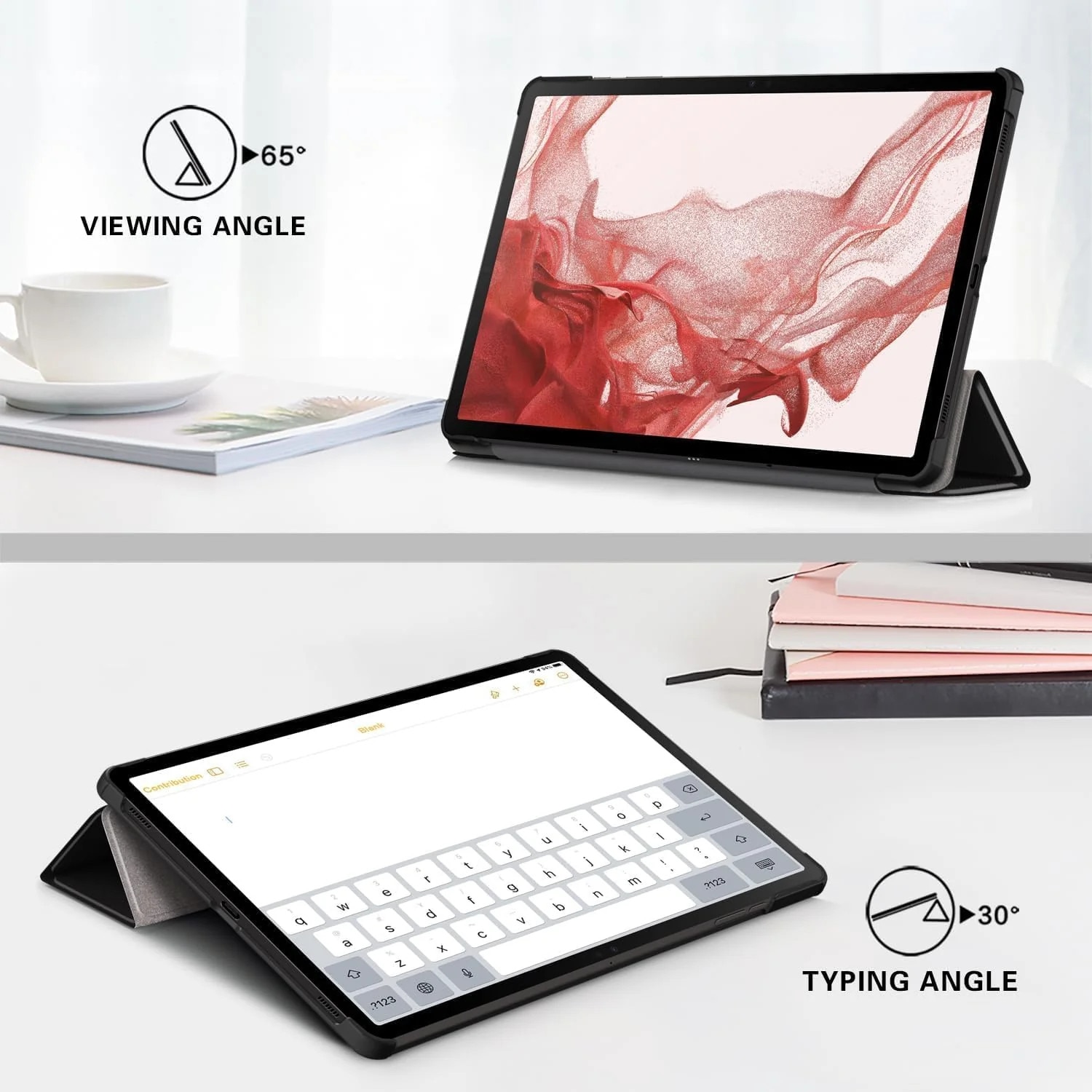 Husa Sigloo pentru tableta Xiaomi Redmi Pad 2 – Slim, Tri-Fold Magnetic ...