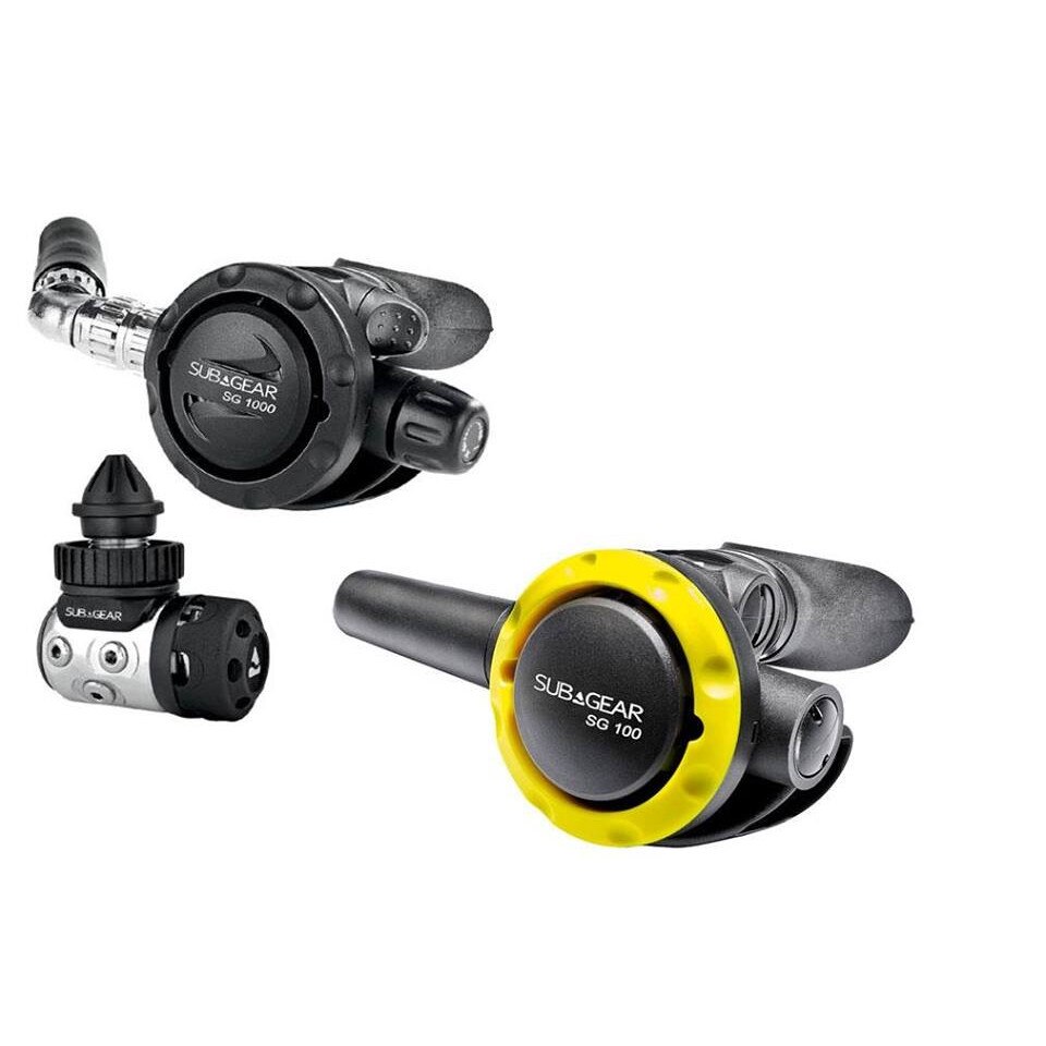 Detentor, Regulator ,SubGear, SG1000 Set DIN300 Negru/Galben - eMAG.ro