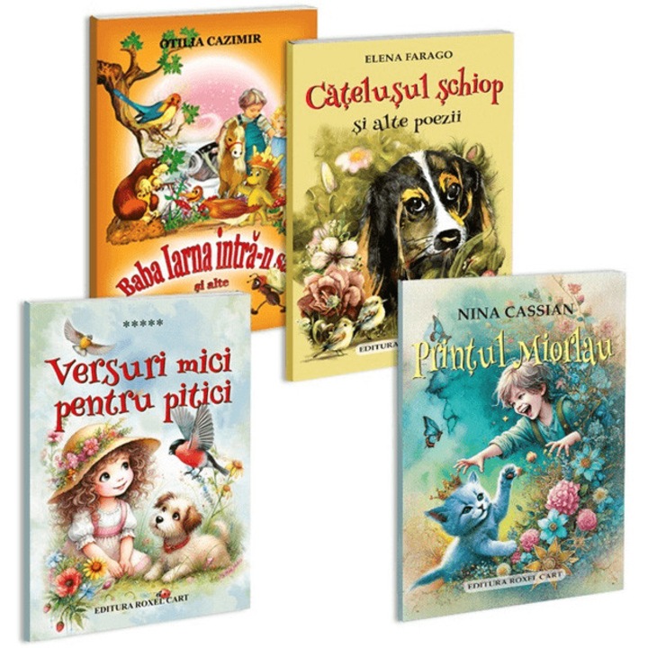 Pachet Poezii ilustrate, 4 carti - eMAG.ro