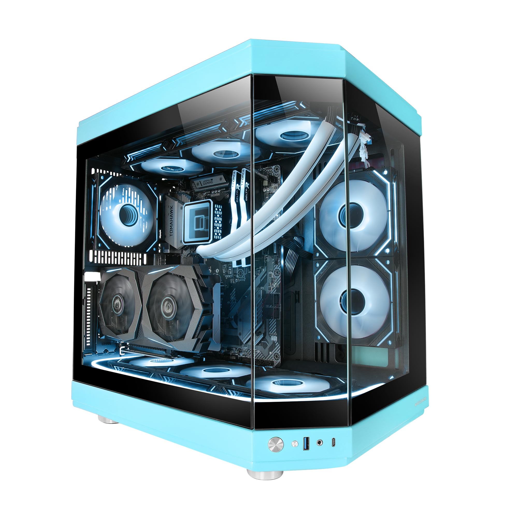 Mars Gaming Mc-3T, Carcasa De Gaming Atx Personalizata, Sticla ...