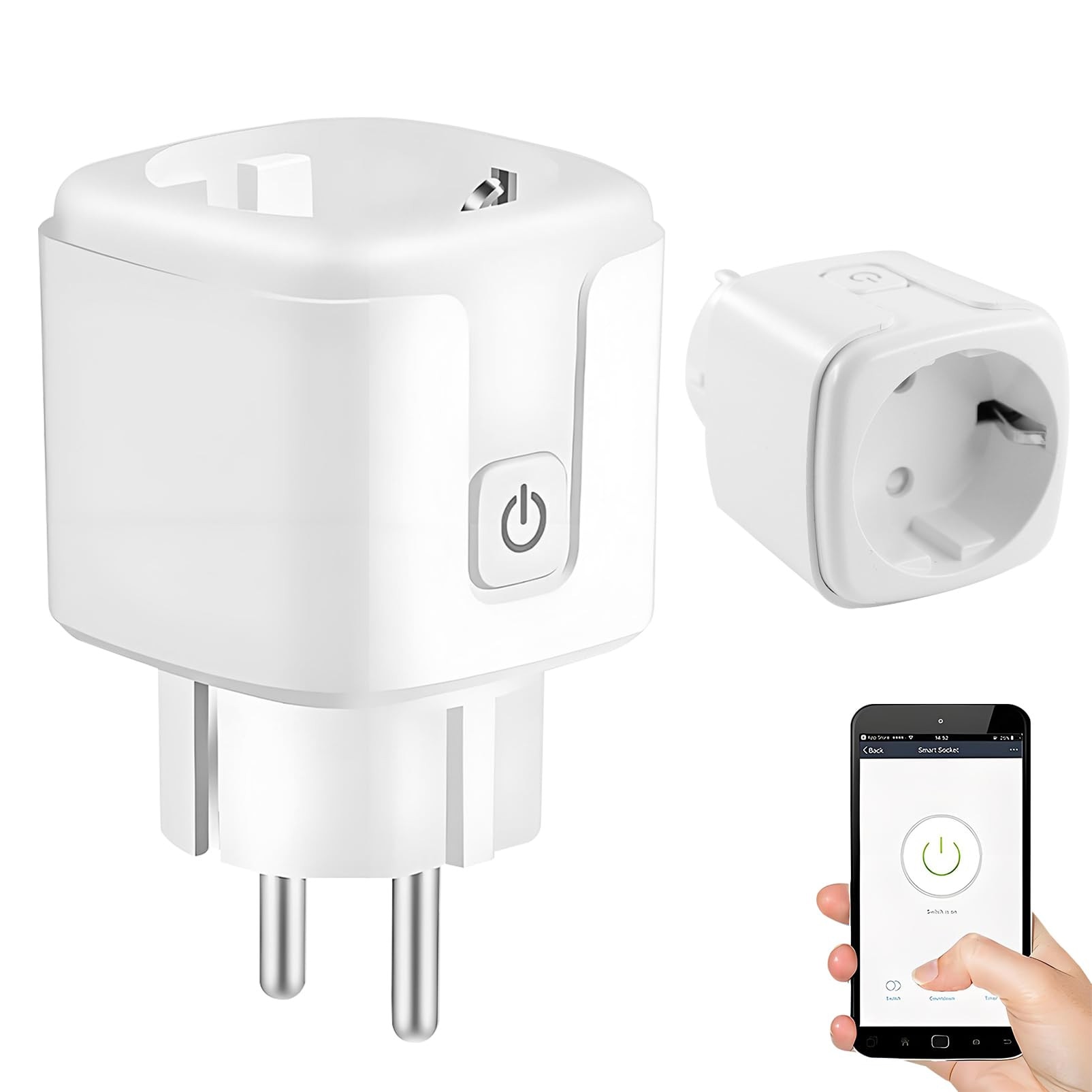 Priza Inteligenta, Priza Wi-Fi Cu Contor De Energie, Control Wi-Fi Si ...