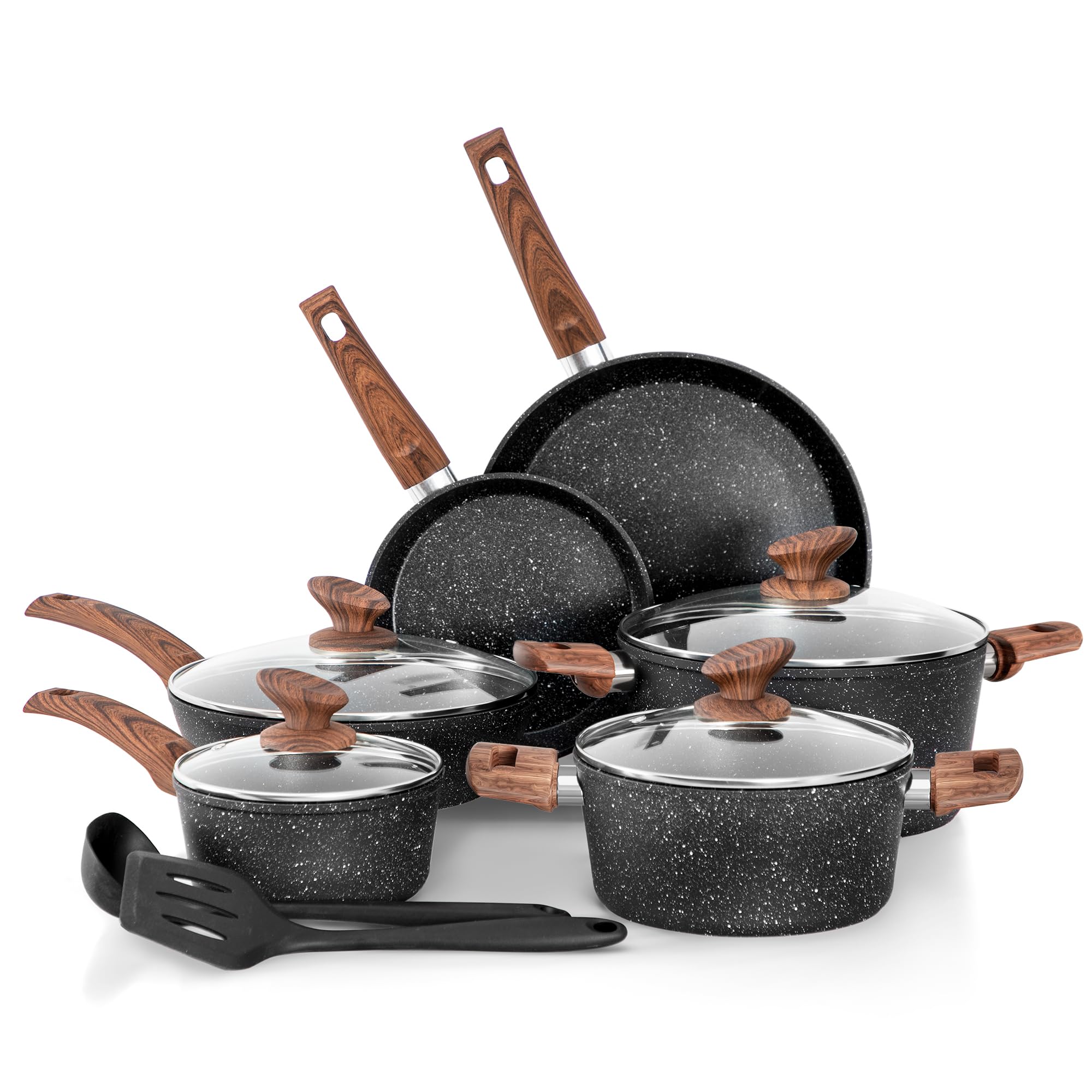 Set De Oale Dishdelight, Set De Oale Cu Inductie, Set De Tigai, 12 ...