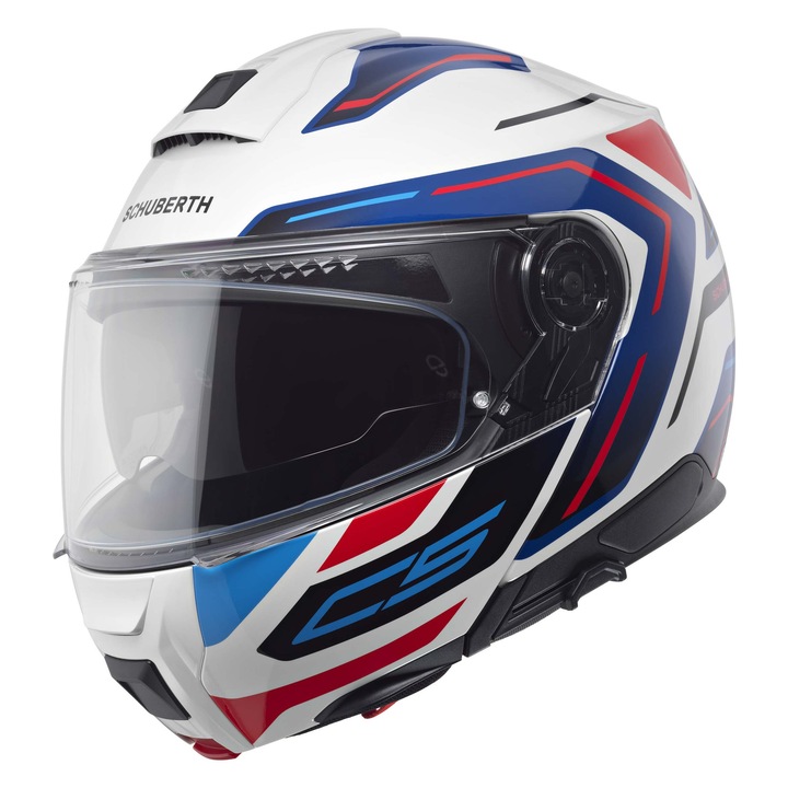 Casca moto SCHUBERTH C5, multicolor, S, cu sistem de comunicare ...