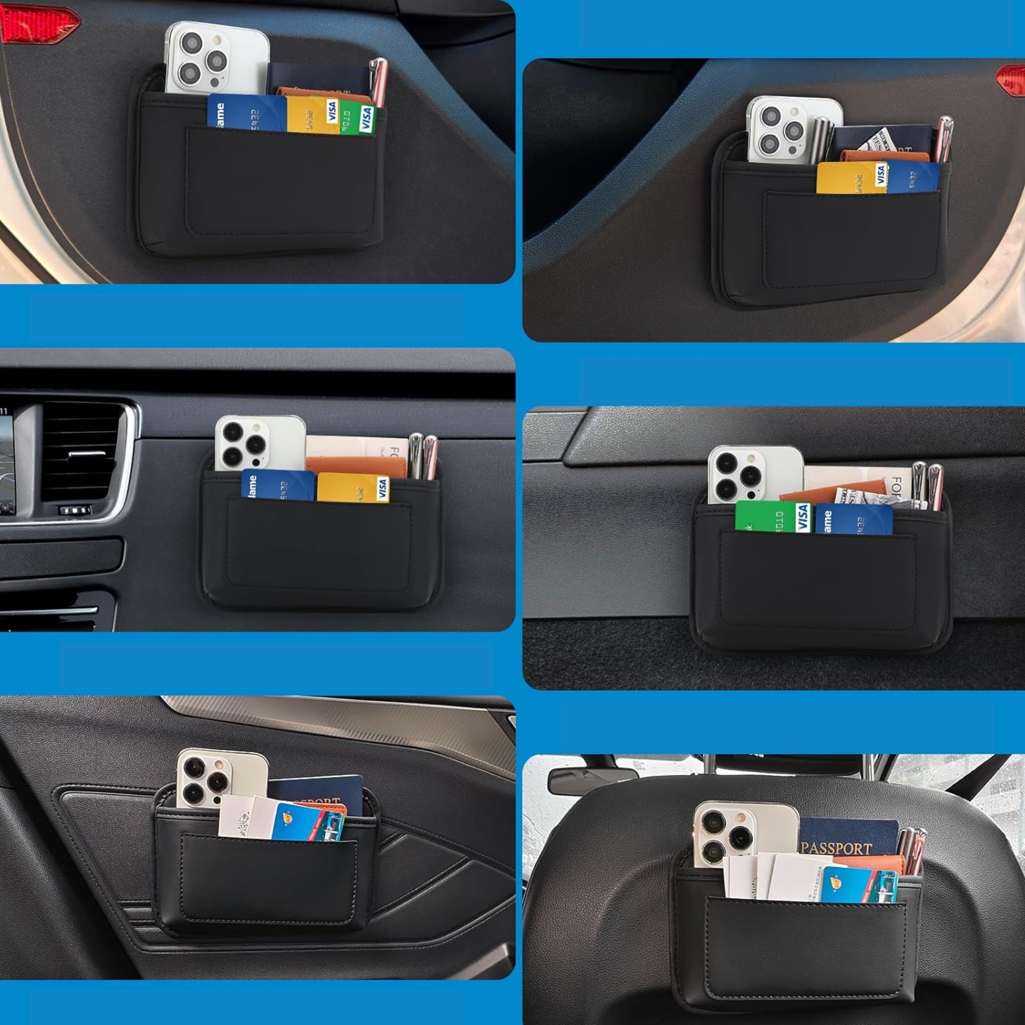 Organizator buzunar piele 17x10x4 cm, Carmax - eMAG.ro