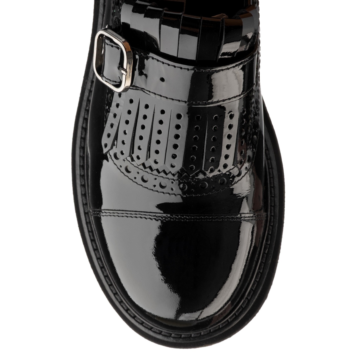 Pantofi dama, Musette, NIXI A278, Piele lacuita, Negru - eMAG.ro