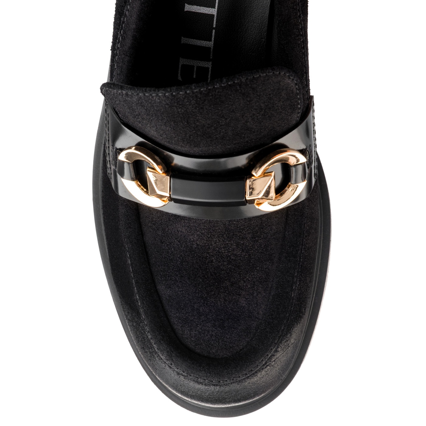 Pantofi dama, Musette, BREXTON A241, Piele intoarsa, Negru, 39 EU - eMAG.ro