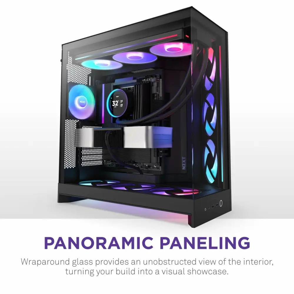 Carcasa ATX semi-inalta NZXT CM-H92FB-R1 Neagra - eMAG.ro