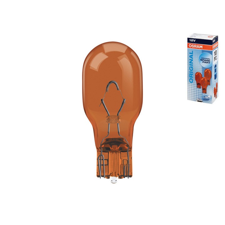 Халогенна крушка Osram WY16W Original 12V, 16W, W2.1x9.5d, 1 брой - eMAG.bg