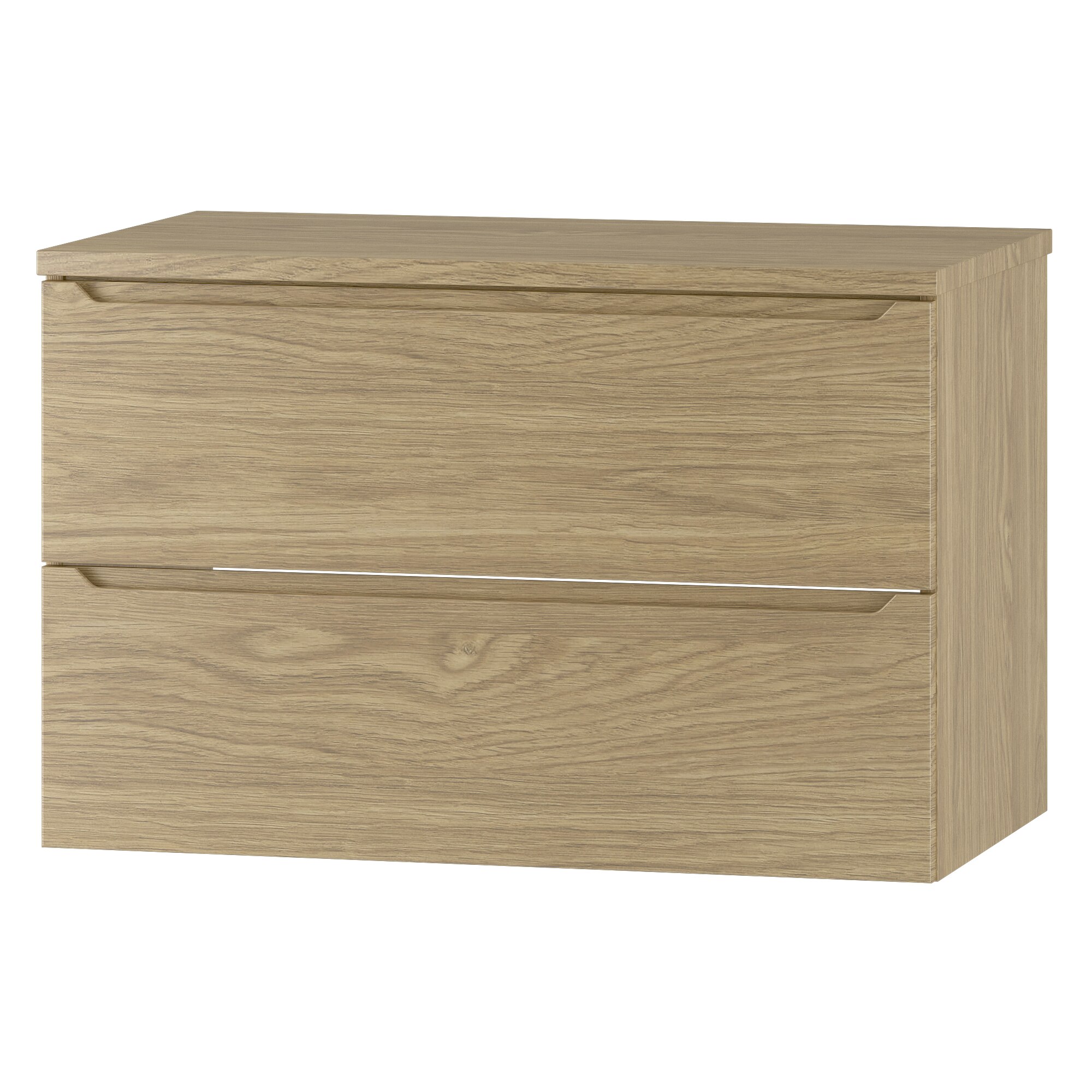 Set mobilier baie ETNA-01, MEGSTYL, 80 cm, cu blat din MDF, culoare ...
