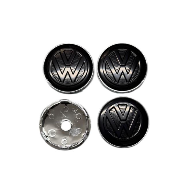 Set 4 capace roti 60mm VW negre compatibil/inlocuitor janta aliaj - eMAG.ro