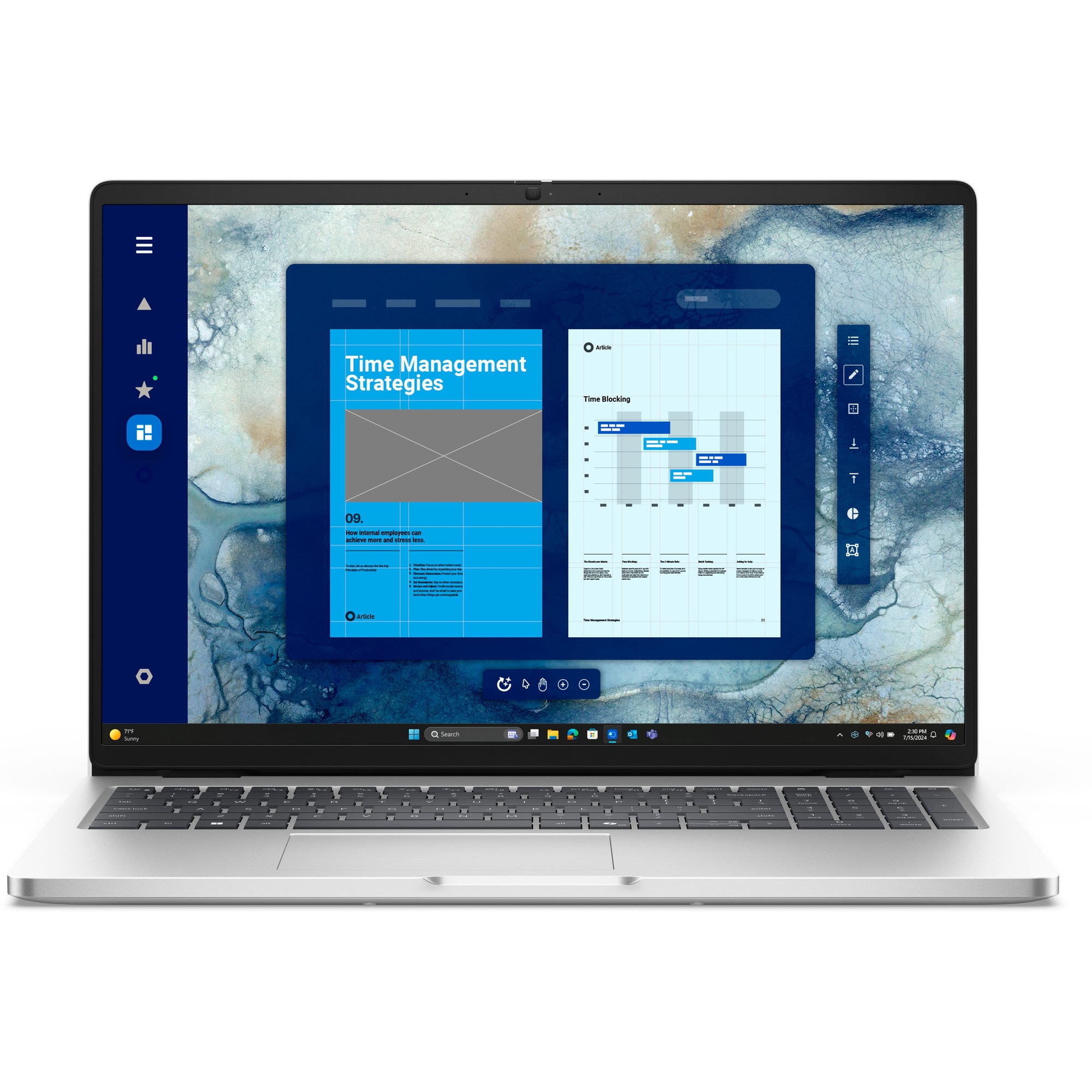 Laptop DELL Pro 16 PC16250, Intel Core Ultra 5, 16 GB, 512 GB SSD, Full ...