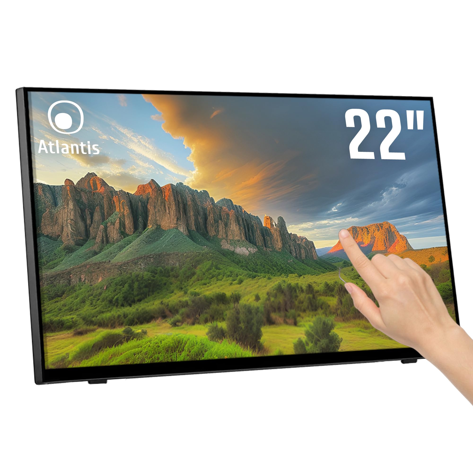 Monitor LCD Atlantis 22 inch, Full HD 1920x1080, 7H - eMAG.ro