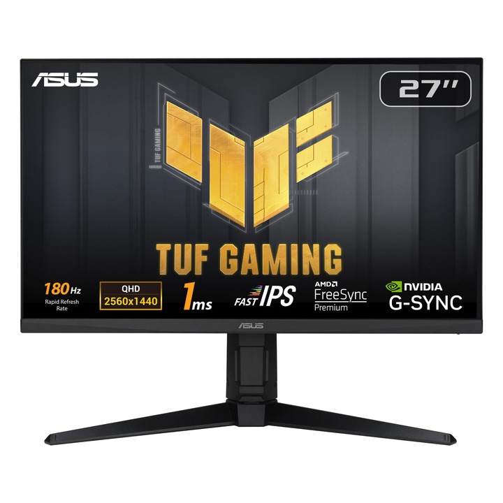 Monitor ASUS TUF Gaming VG27AQL3A 27 hüvelyk, WQHD 2560x1440, 180Hz ...