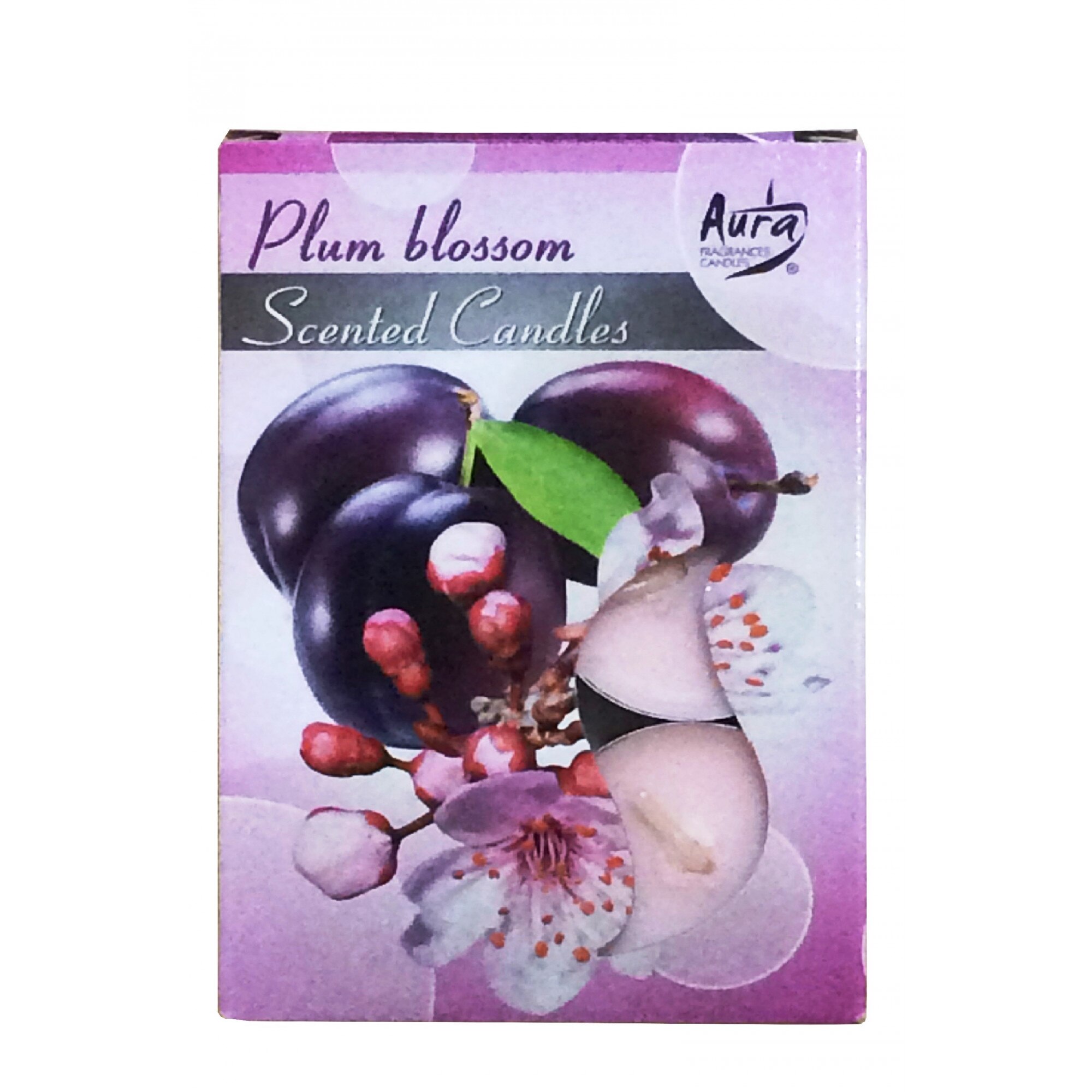 Set 6 Lumanari Pastila Parfumate Floare de Prun 4.00x4.00 cm - eMAG.ro