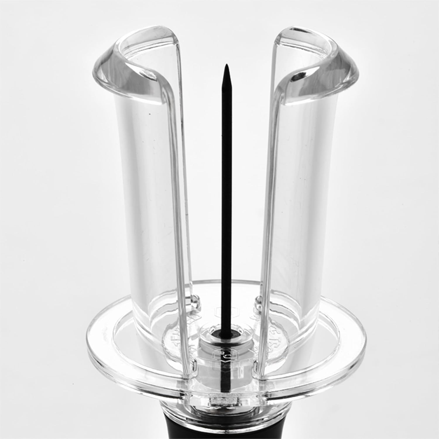 Tirbuson HAPPY JOKER cu taietor de folie, set de 4 buc, negru, design ...