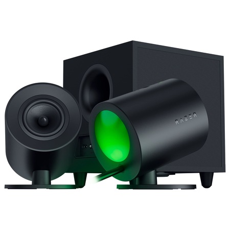 Boxe PC Razer Nommo V2 set 2.1 cu subwoofer, negre, difuzoare de 3 inch ...
