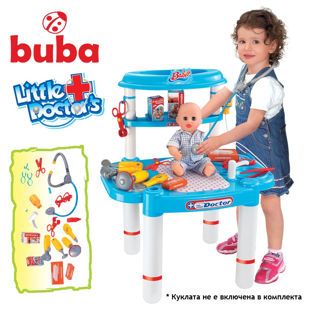 Set de doctor Buba Little Doctors, 008-03 - eMAG.ro