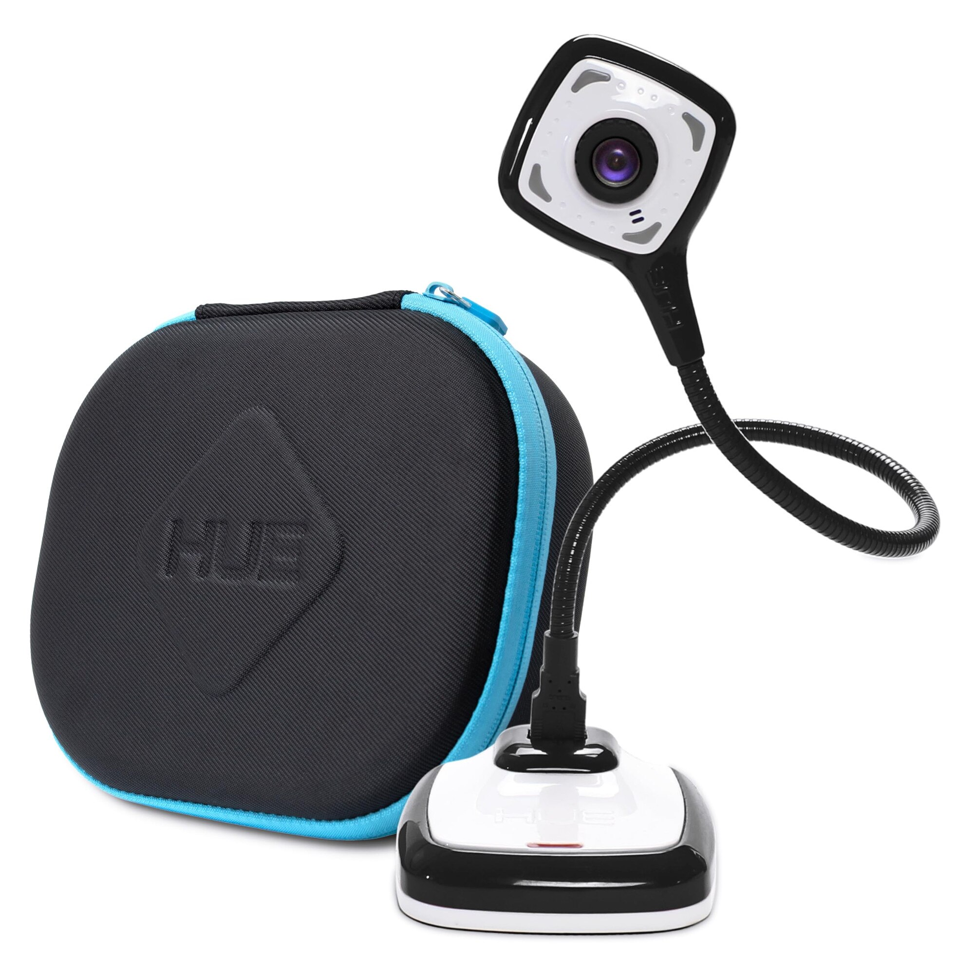 Webcam HUE HD Pro, neagră, cu husă de transport, USB 2.0 - eMAG.ro