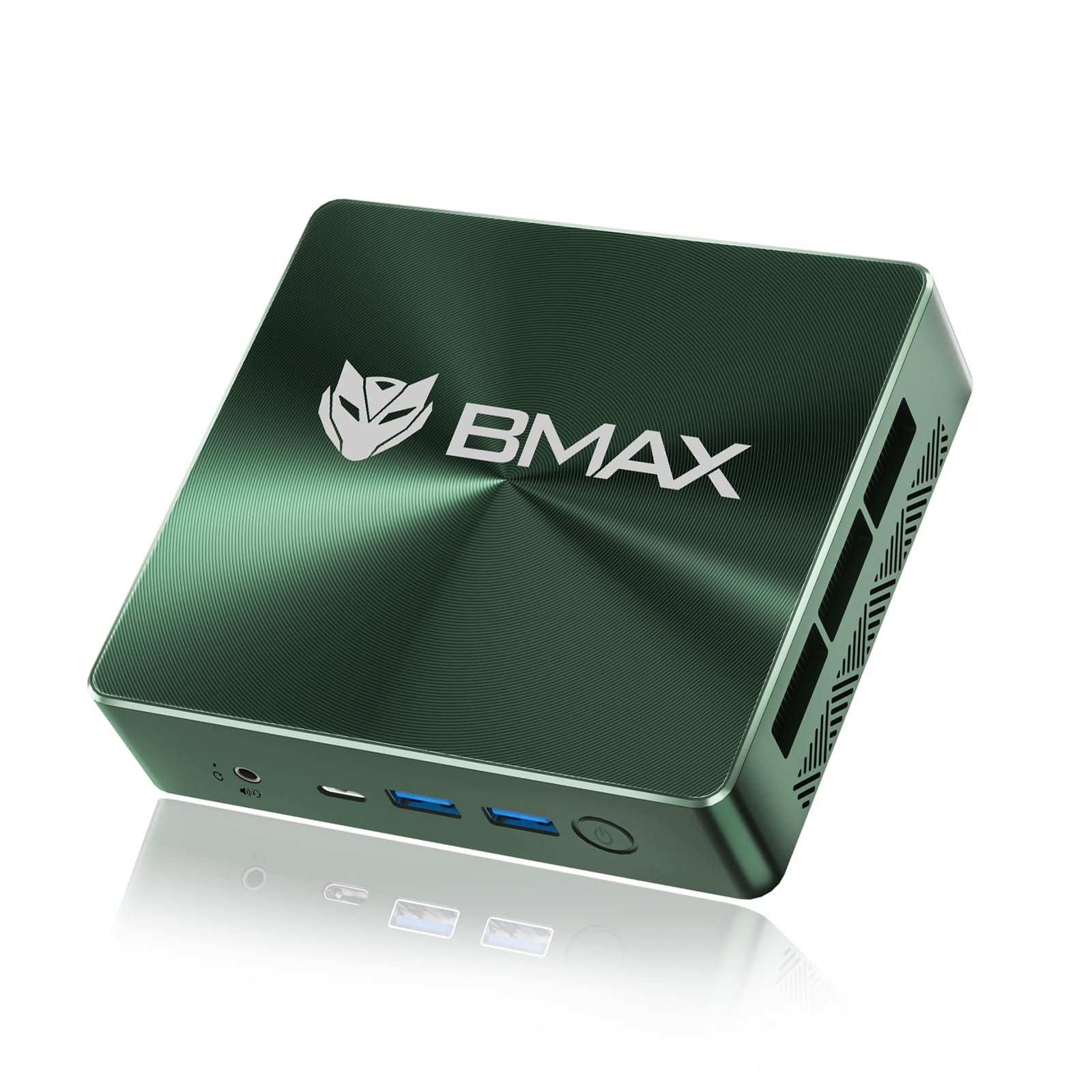 Mini PC Bmax i7-1060Ng7, 16GB LPDDR4, 1TB NVMe SSD, 3 ecrane, birou ...