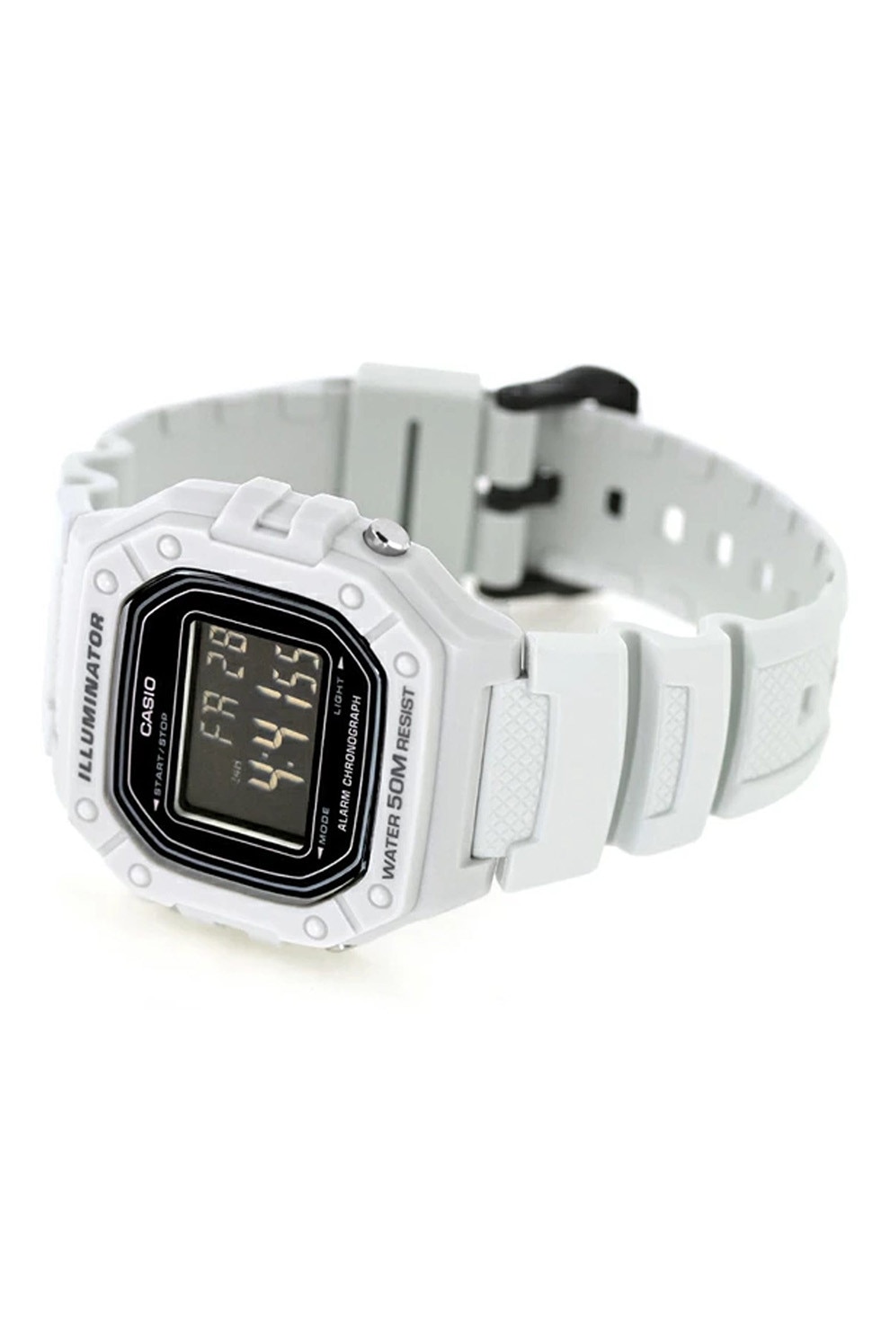 Casio, Ceas dreptunghiular, Negru, Gri deschis - eMAG.ro