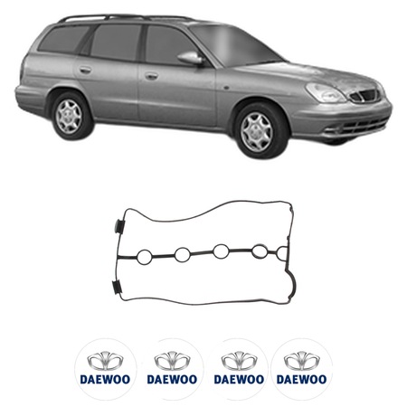 Set garnitura chiuloasa capac culbutori DAEWOO NUBIRA Estate (J150) 1.6 ...